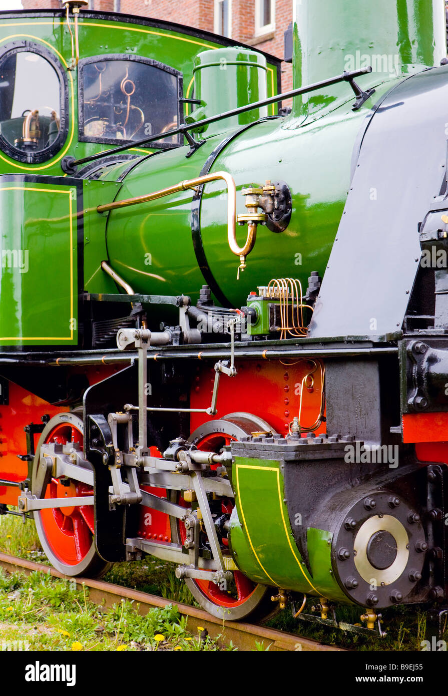 steam locomotive s detail Hoorn Medemblik Noord Holland Netherlands ...