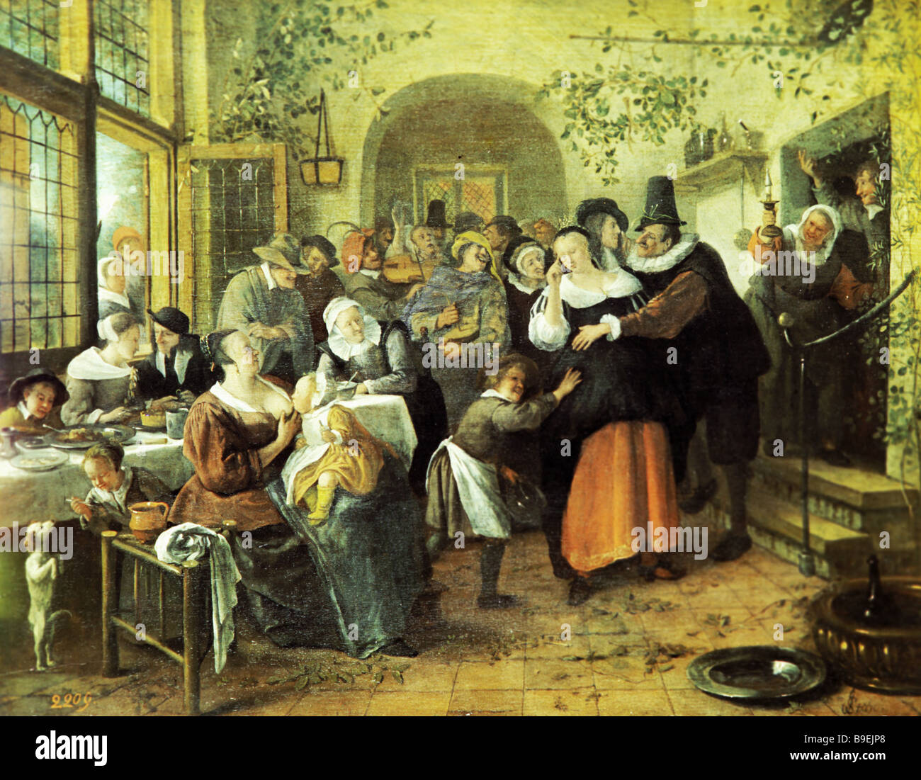 Jan Steen 1626 1679 Village Wedding State Pushkin Fine Arts Museum ...