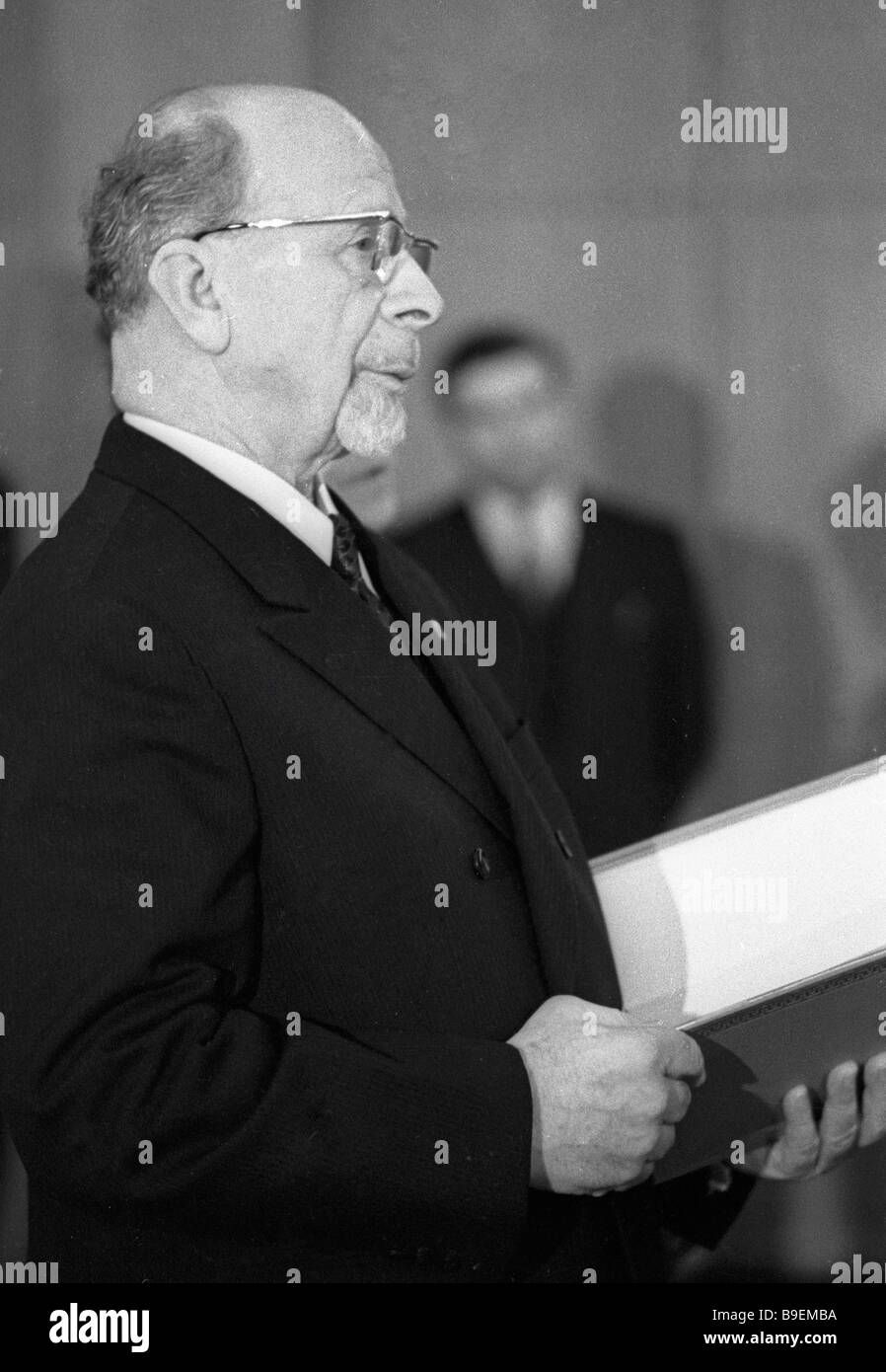 Chairman of the State Council of the German Democratic Republic Walter ...