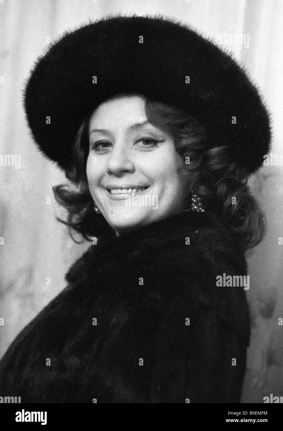 The U S S R People s Artist Yelena Obraztsova Stock Photo - Alamy