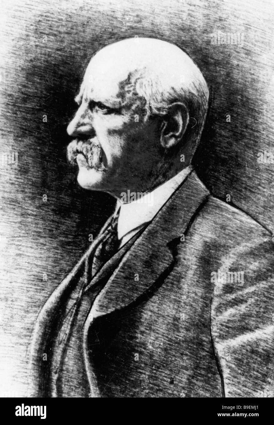 Self portrait of the Norwegian polar explorer Fridtjof Nansen ...