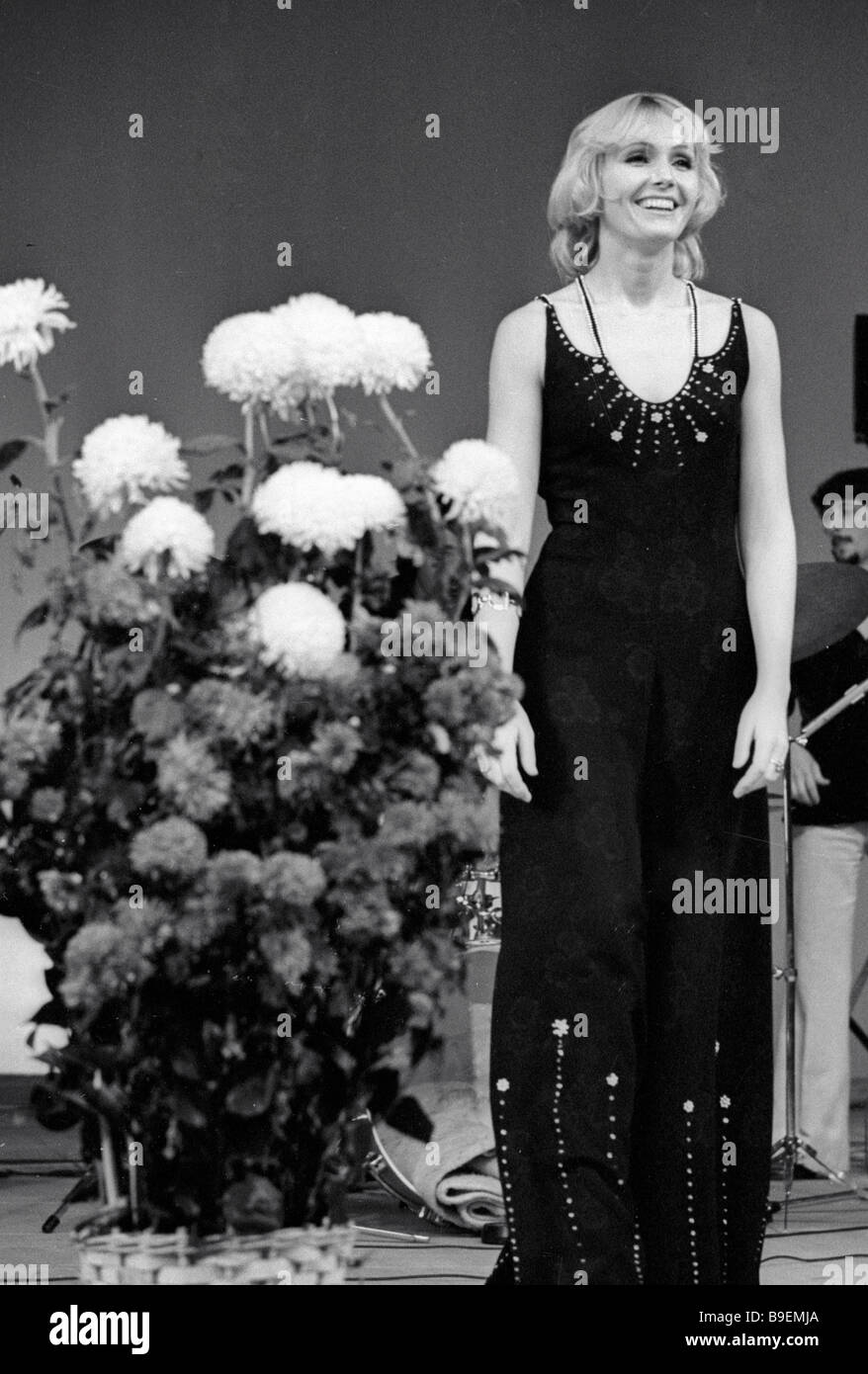 Czechoslovak singer Helena Vondrackova Stock Photo - Alamy