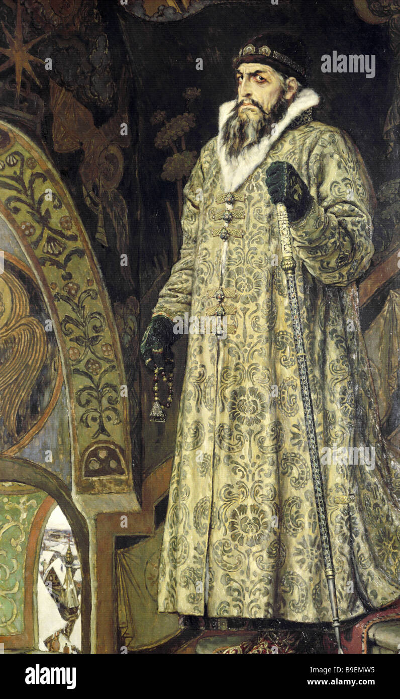 Viktor Vasnetsov Czar Ivan the Terrible State Tretyakov Gallery Moscow ...