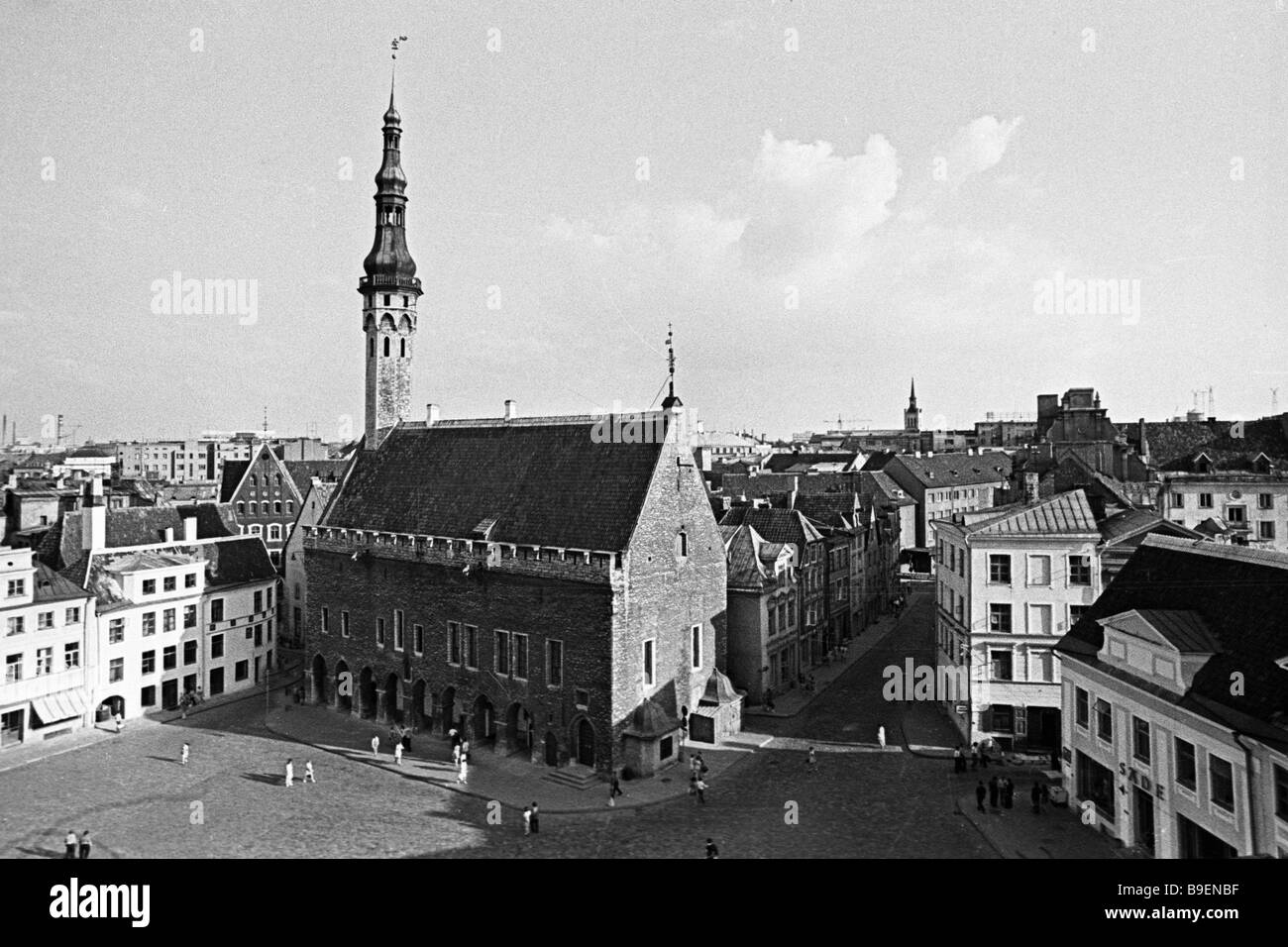 Tallinn city hall is a unique monument of 18 th century architecture ...