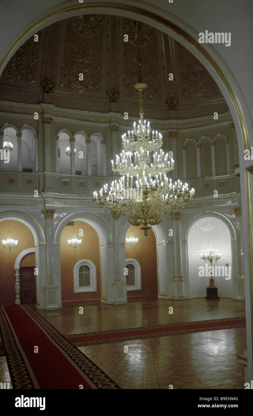 St Vladimir s Hall of the Grand Kremlin Palace Stock Photo - Alamy