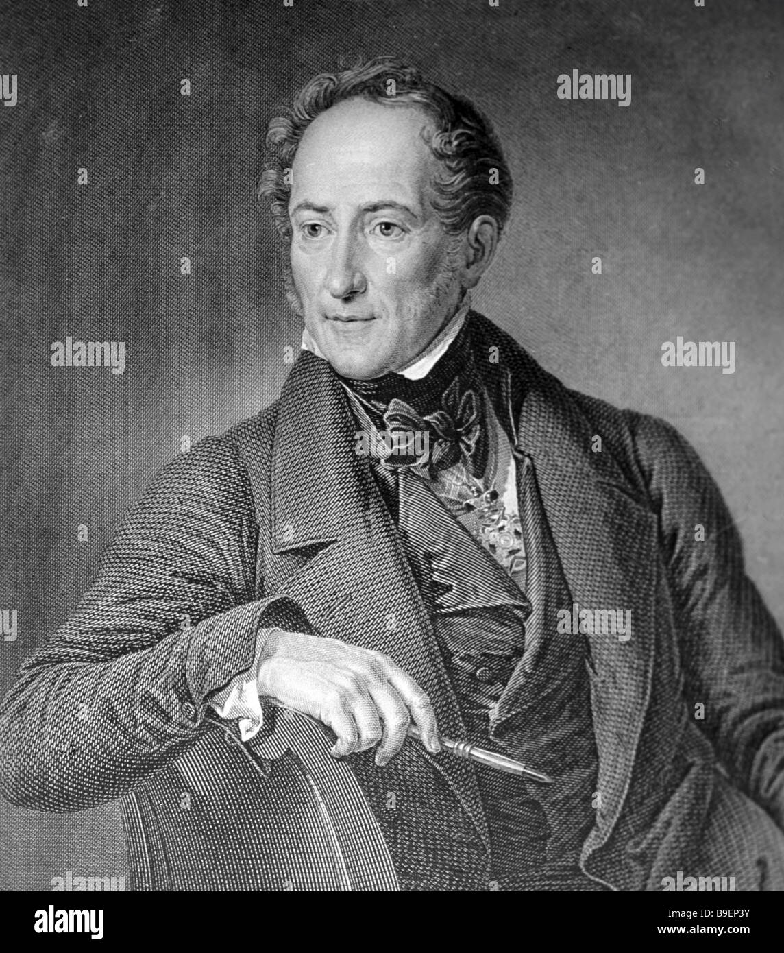 Reproduction of portrait of Russian engraver Nikolai Utkin Collection ...