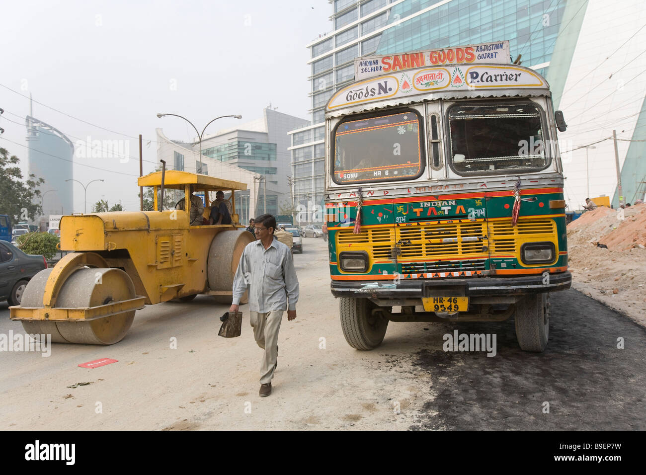 India Gurgaon Tech center 50km from Delhi Stock Photo - Alamy
