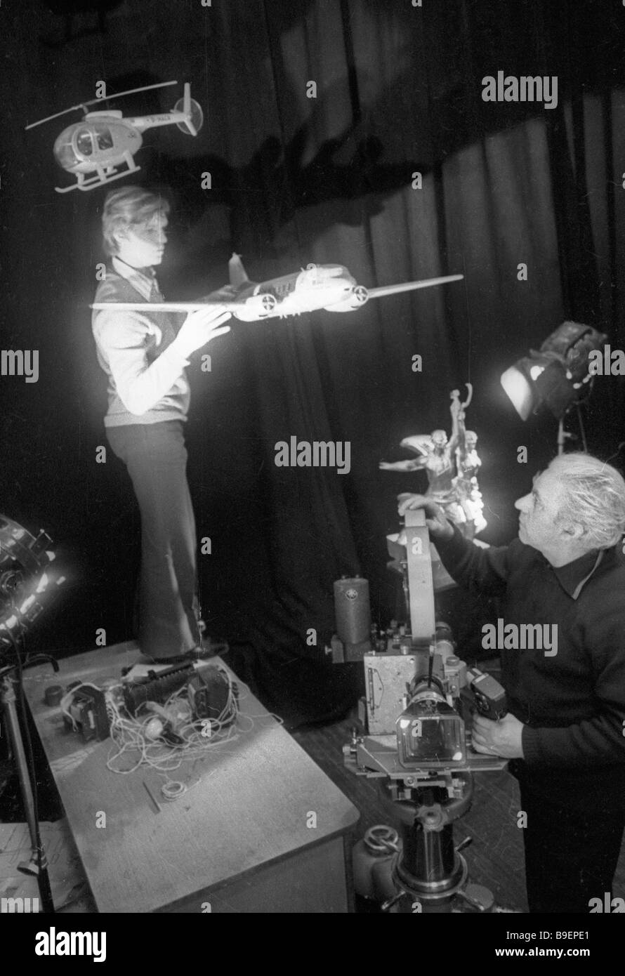 Masters of trick photography cameraman Alexander Renkov right and his ...