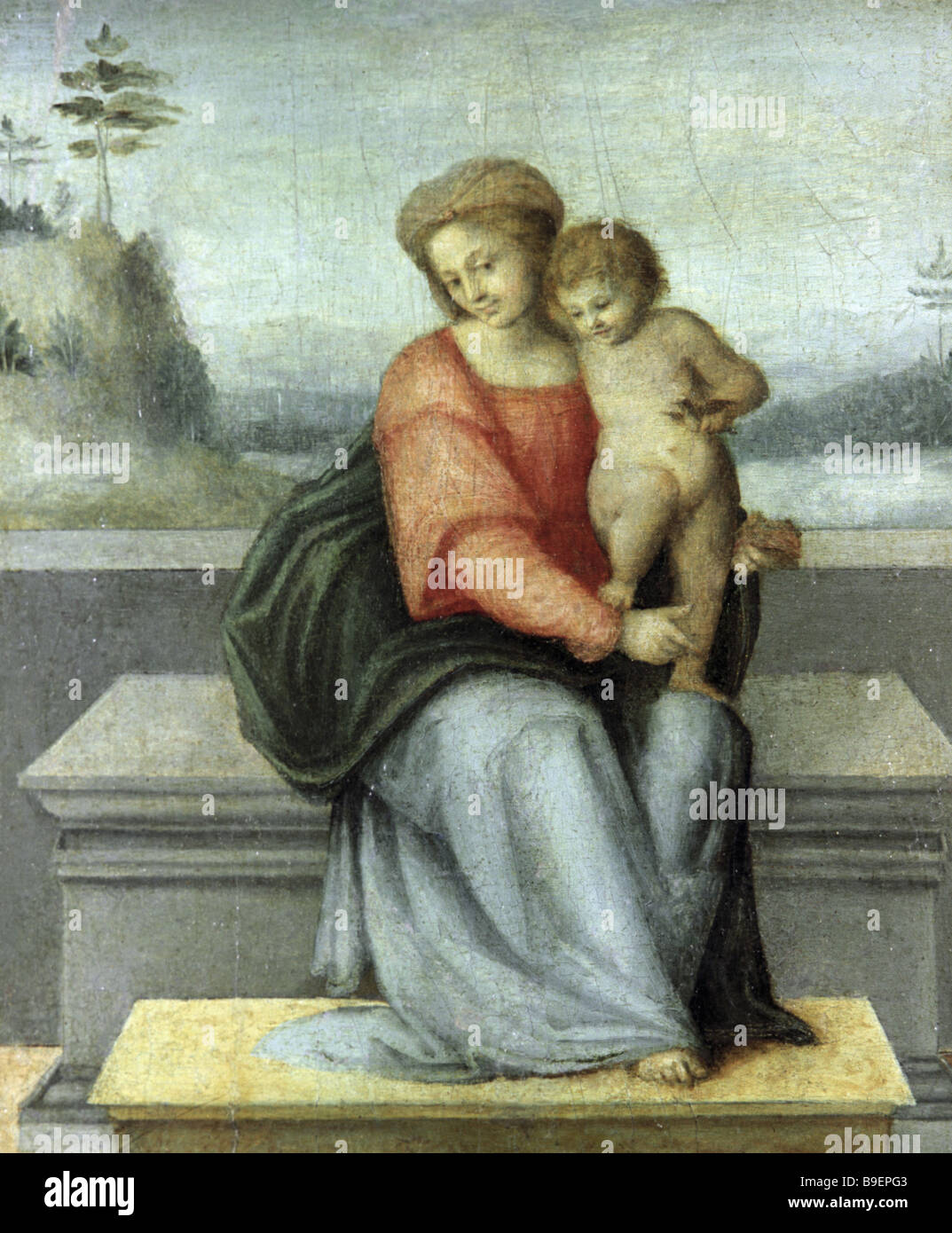 Reproduction of painting Madonna With Child by Francesco Ubertini ...