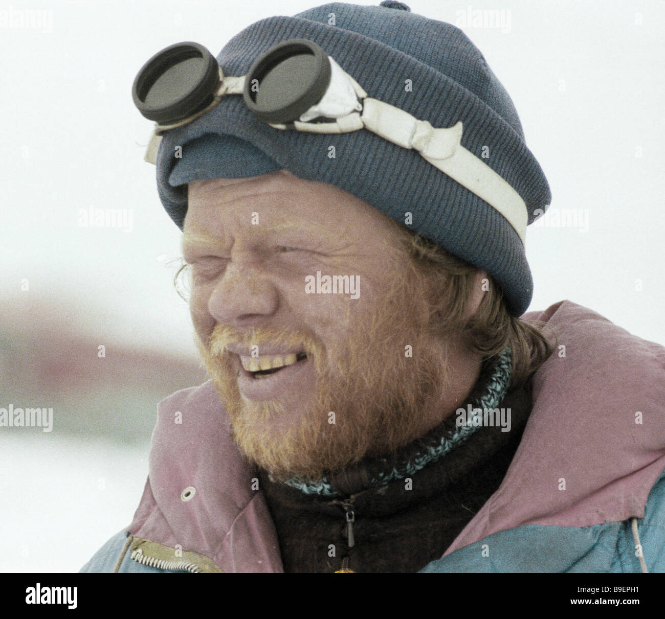 Radio operator Anatoly Melnikov participating in the scientific and ...