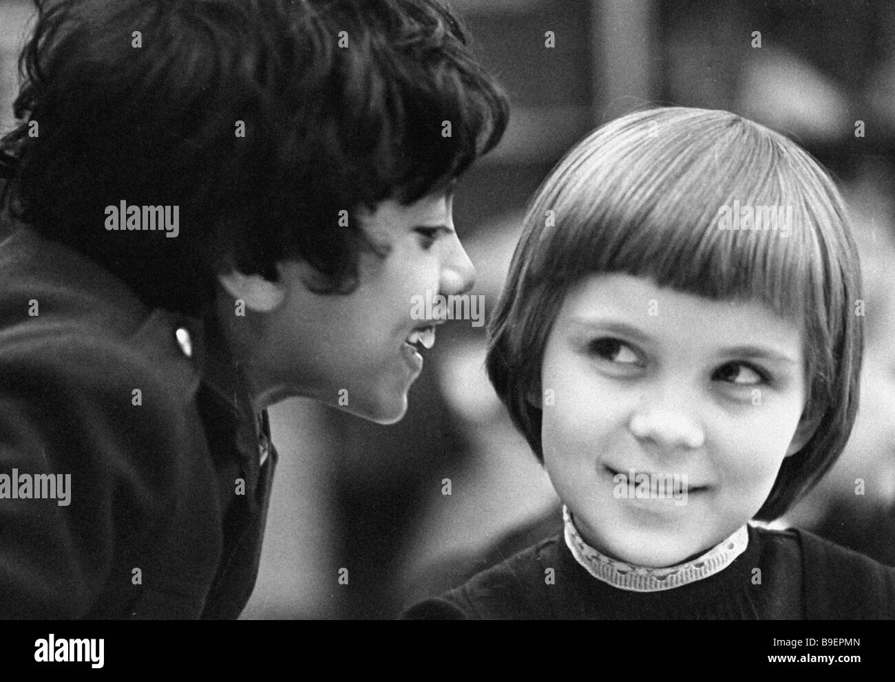 Indian pupil Probal Biswas and his classmate from specialized school No ...