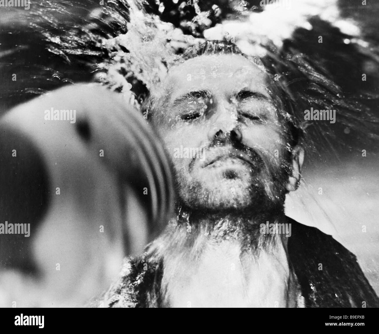 Boris Plotnikov as Sotnikov in the film Ascent filmed at the Mosfilm Film Studio by Larisa ...