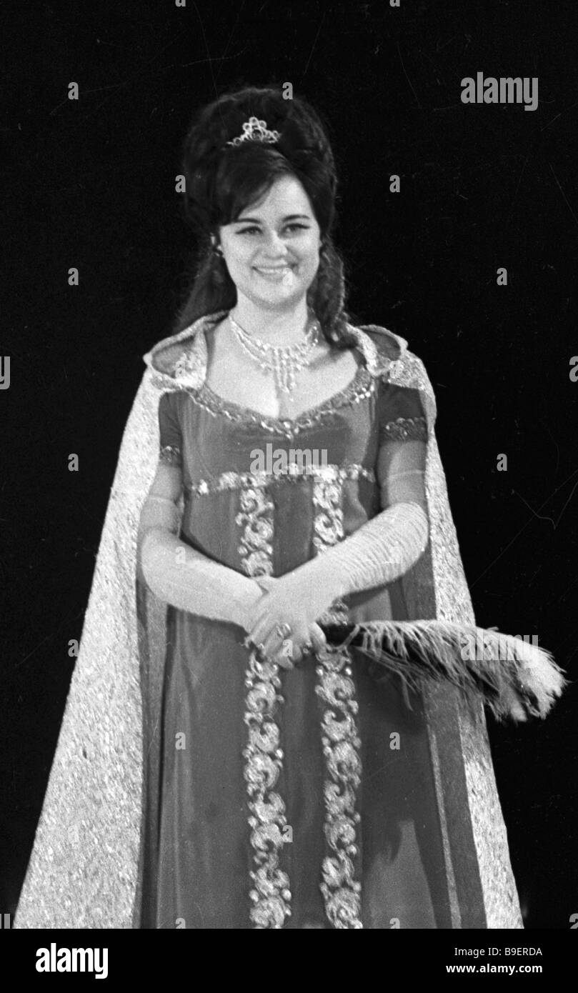 U S S R People s Artist Maria Bieshu as the title character in Giacomo ...