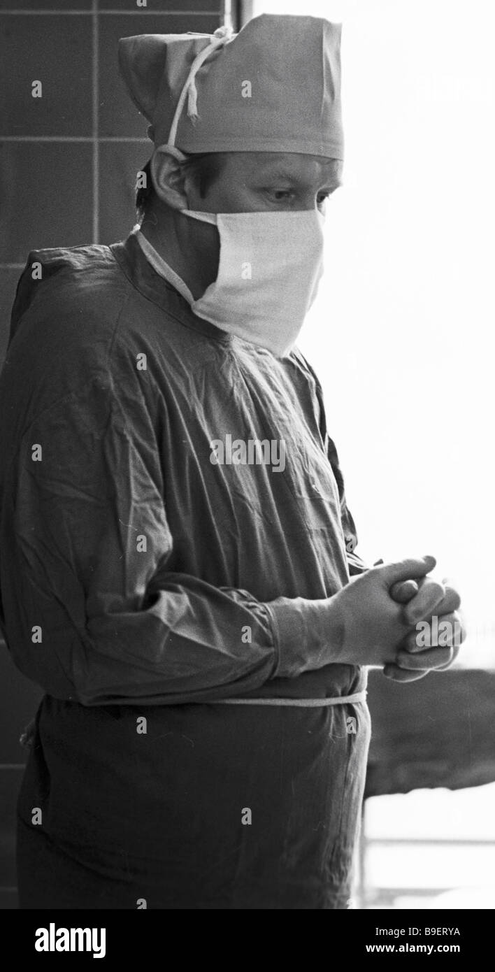 Professor Marat Knyazev before the surgery All union research institute ...