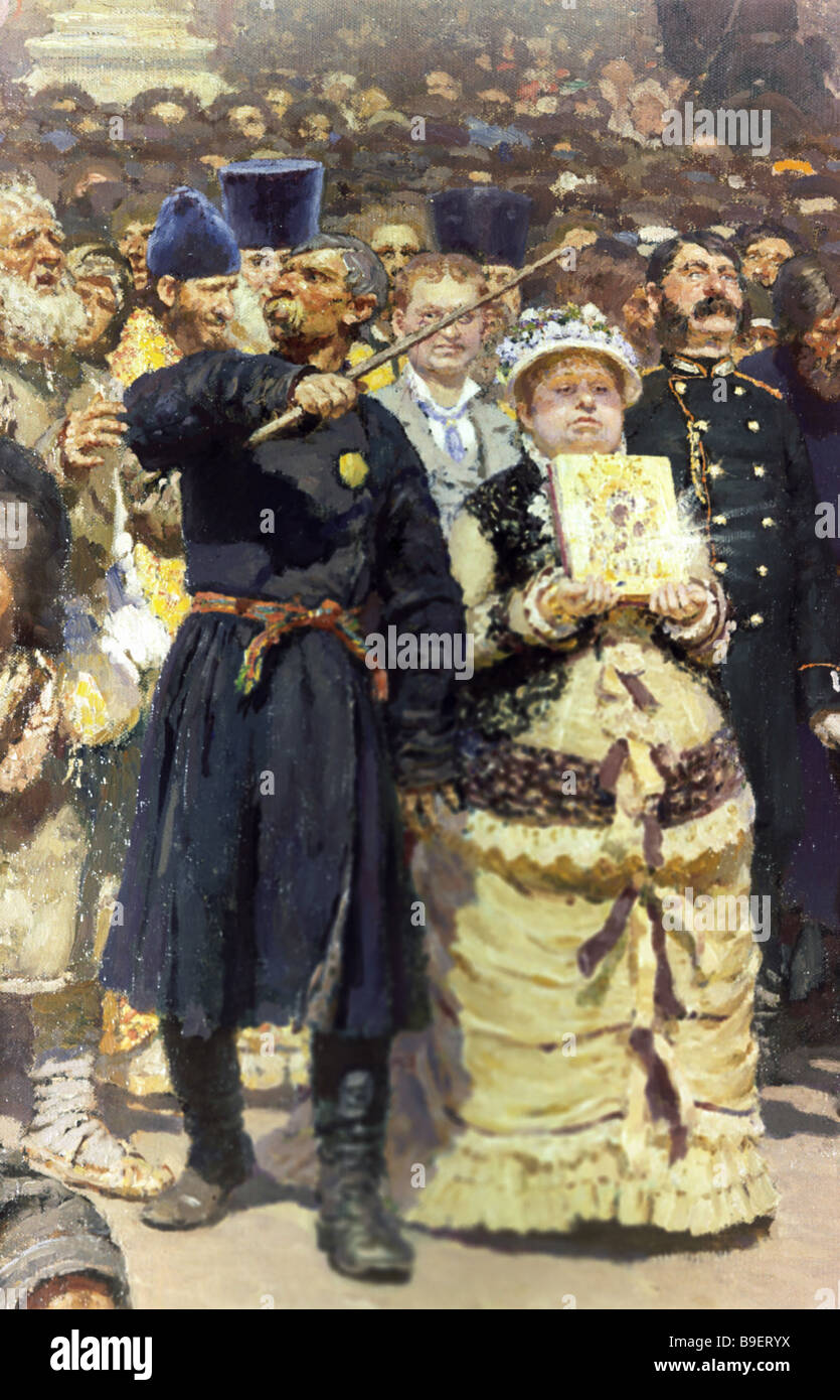 Ilya Repin Religious Procession in Kursk Gubernia State Tretyakov ...