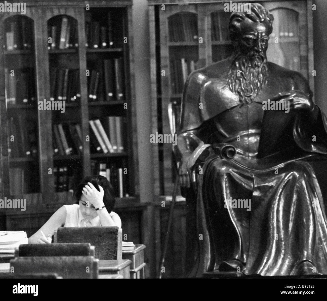 A research worker of the Matenadaran Ancient Manuscripts Institute ...