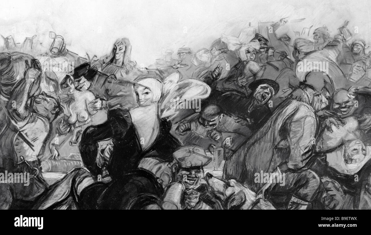 A copy of Pavel Bunin s illustration to the souvenir edition of Charles ...