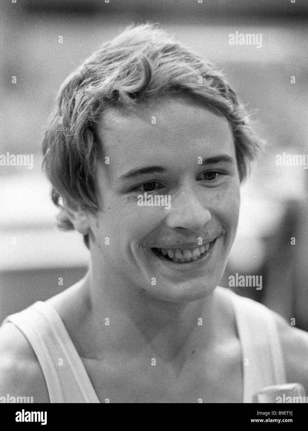 Gymnast Alexander Dityatin Stock Photo - Alamy
