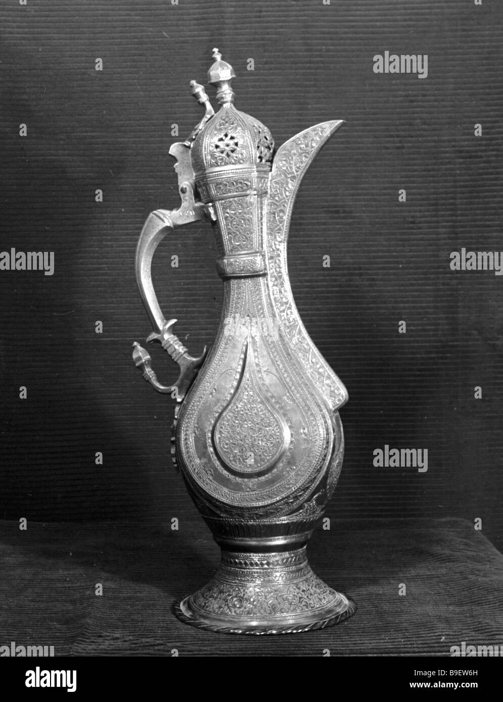 Tea vessel chasing on copper 19th century Uzbekistan from the ...