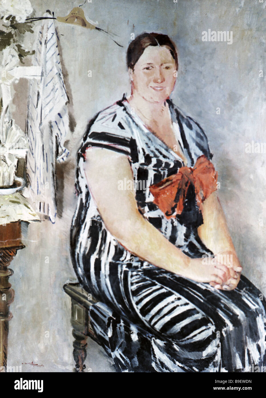 Reproduction of Yury Pimenov s Portrait of Yeremina State Tretyakov ...