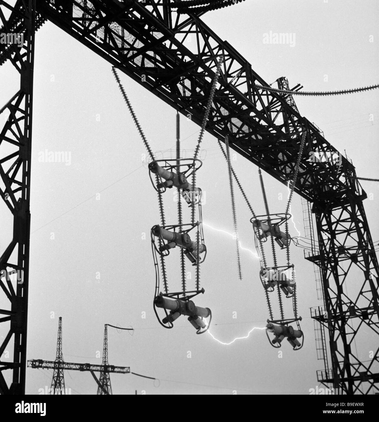 Tests of a circuit breaker in the high voltage technology laboratory of ...