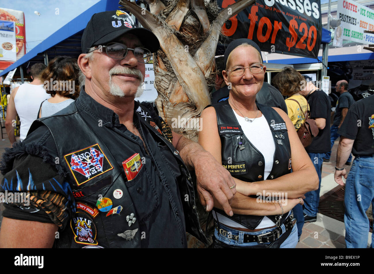 Daytona Beach Florida Biker Week motorcycle pilgrimage Stock Photo - Alamy