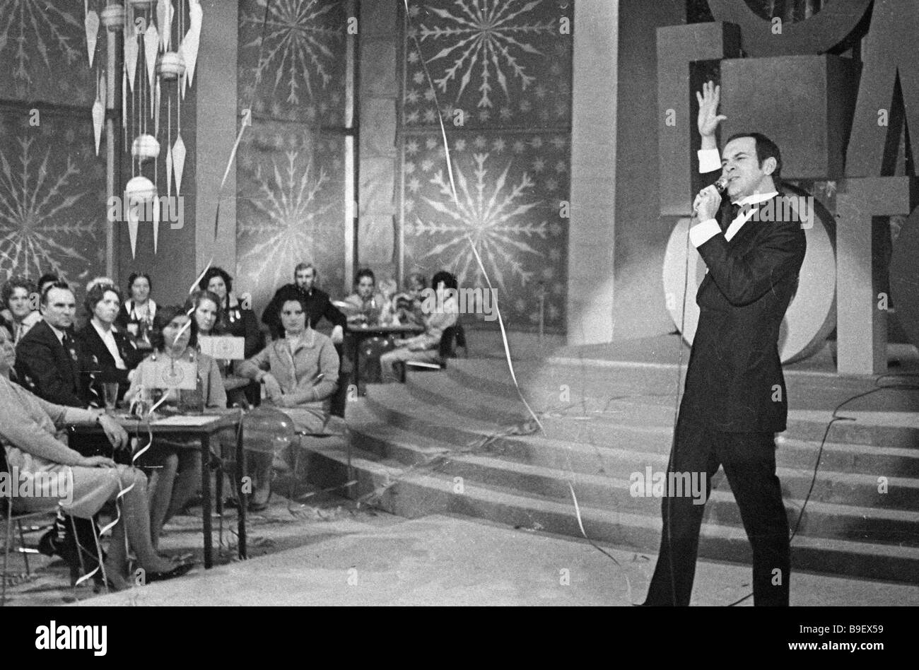 Celebrated Mouslim Magomaev performing Stock Photo - Alamy