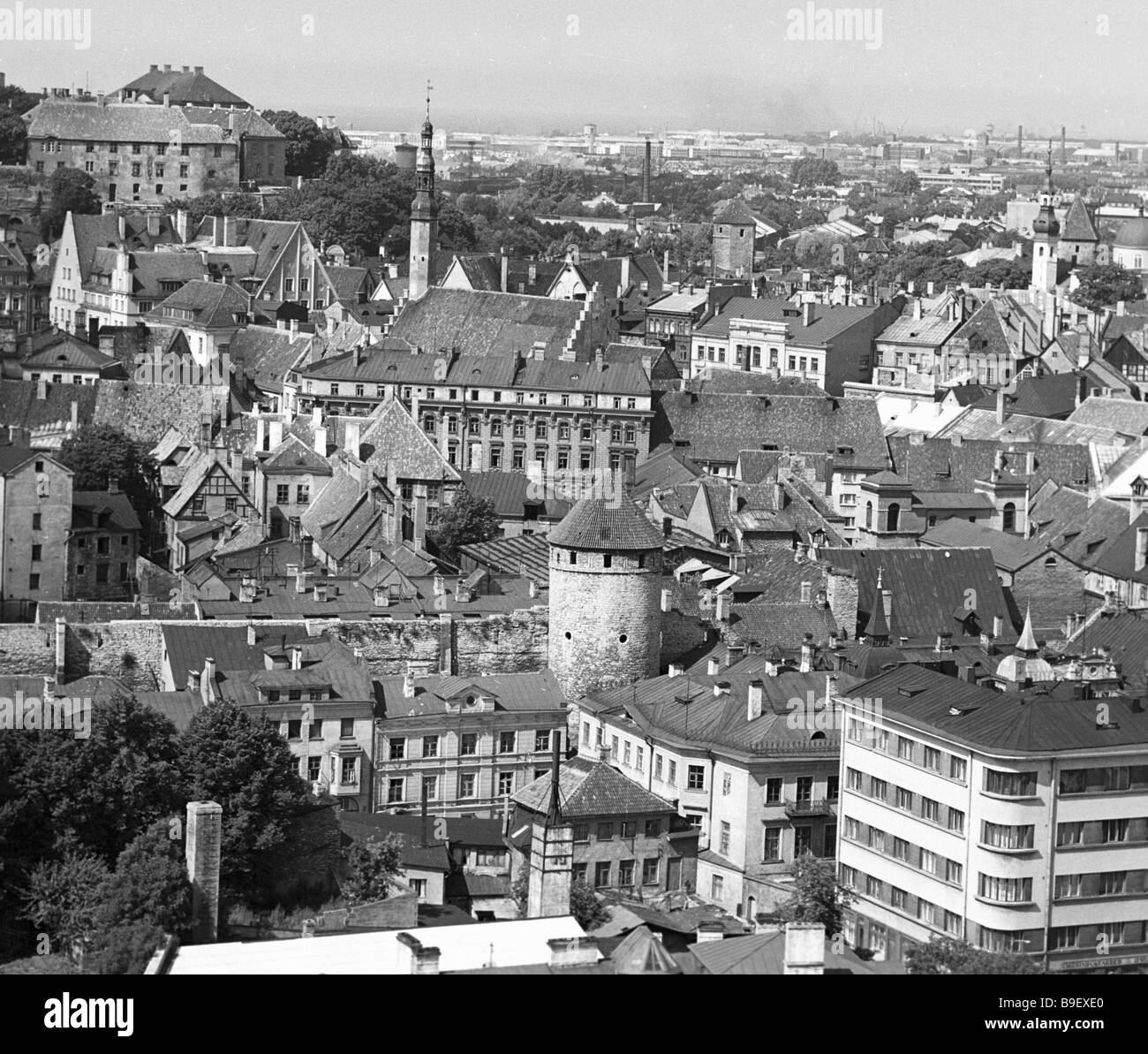 A view of an old town Stock Photo - Alamy