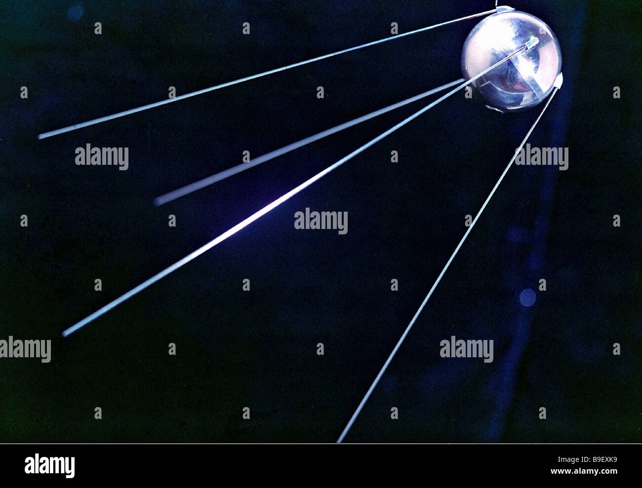 The first Soviet artificial Earth satellite Stock Photo - Alamy