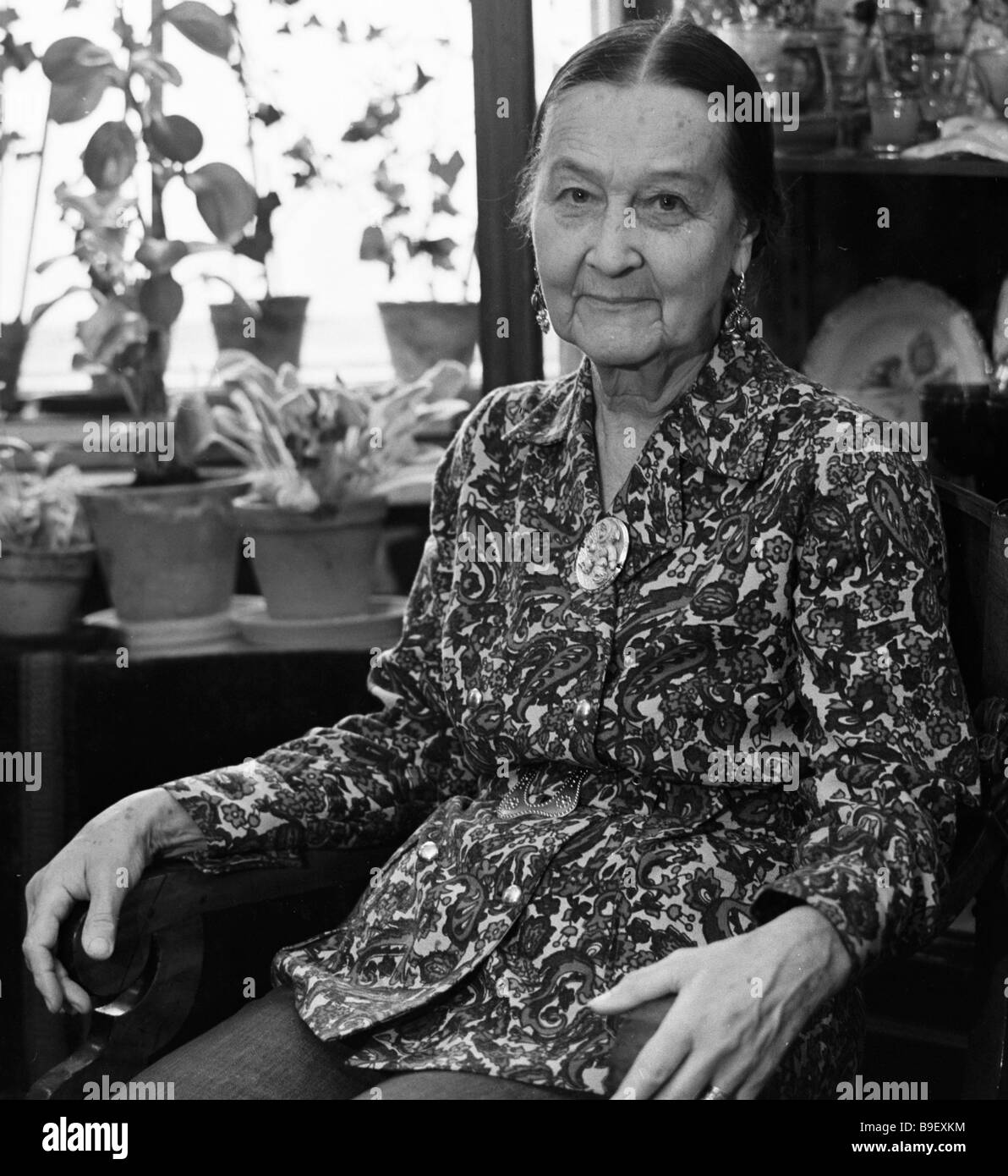 Prominent Soviet actress Barbara Obukhova of the Maly Theatre Stock ...