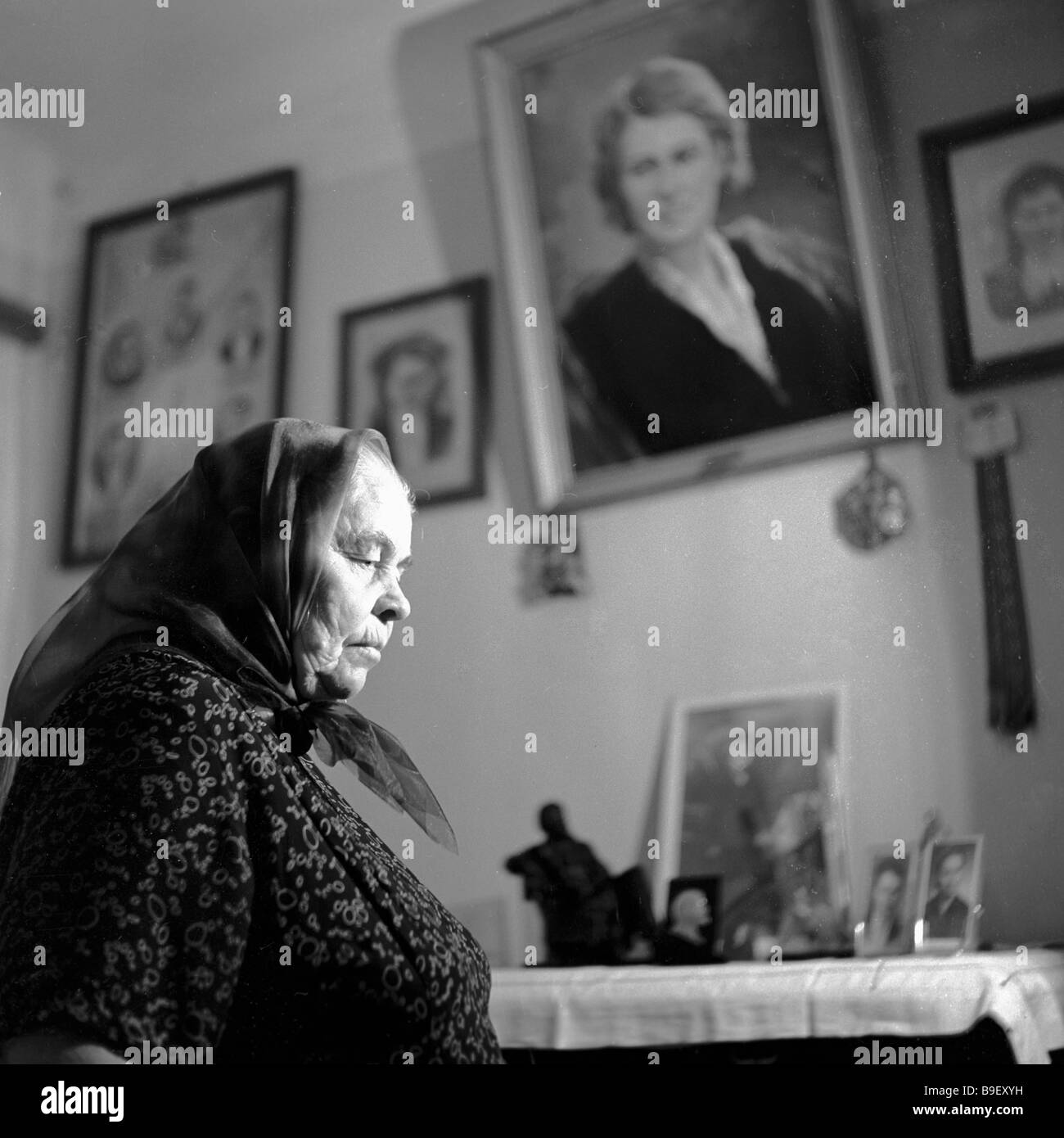 Yefrosinia the mother of Lyubov Shevtsova Hero of the Soviet Union ...