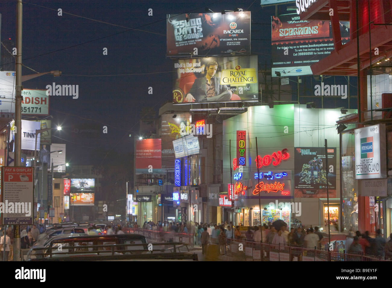 Brigade Road Bangalore High Resolution Stock Photography and Images - Alamy