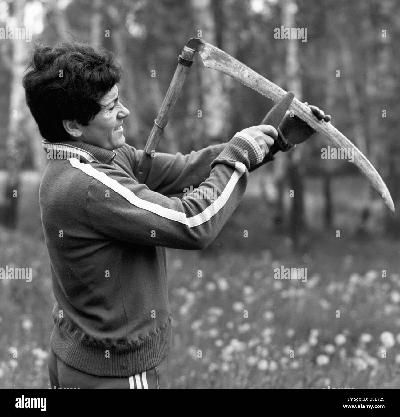 Discus thrower Faina Melnik Stock Photo - Alamy