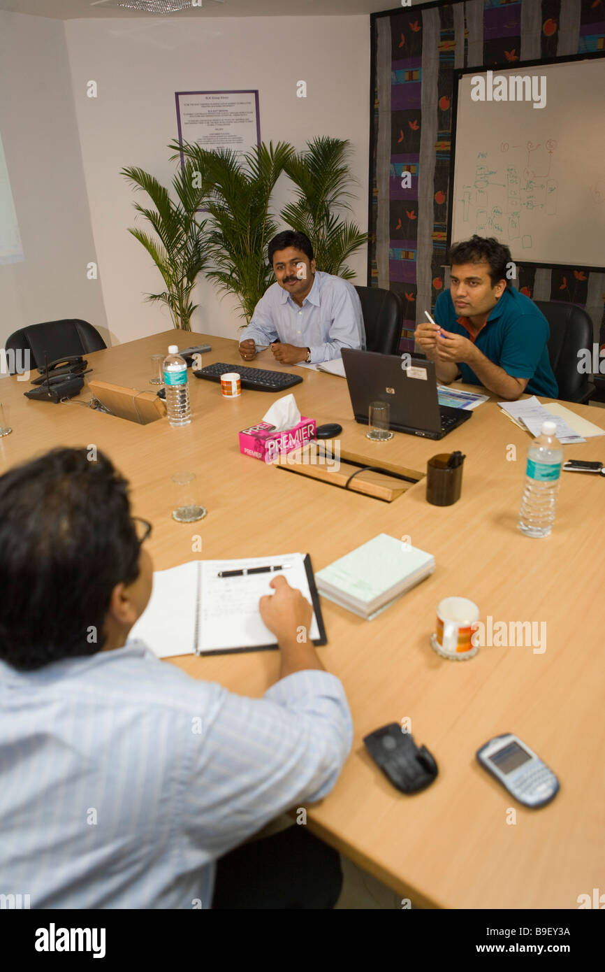 India Bangaluru Bangalore SLK Software Services Us customer talks with ...