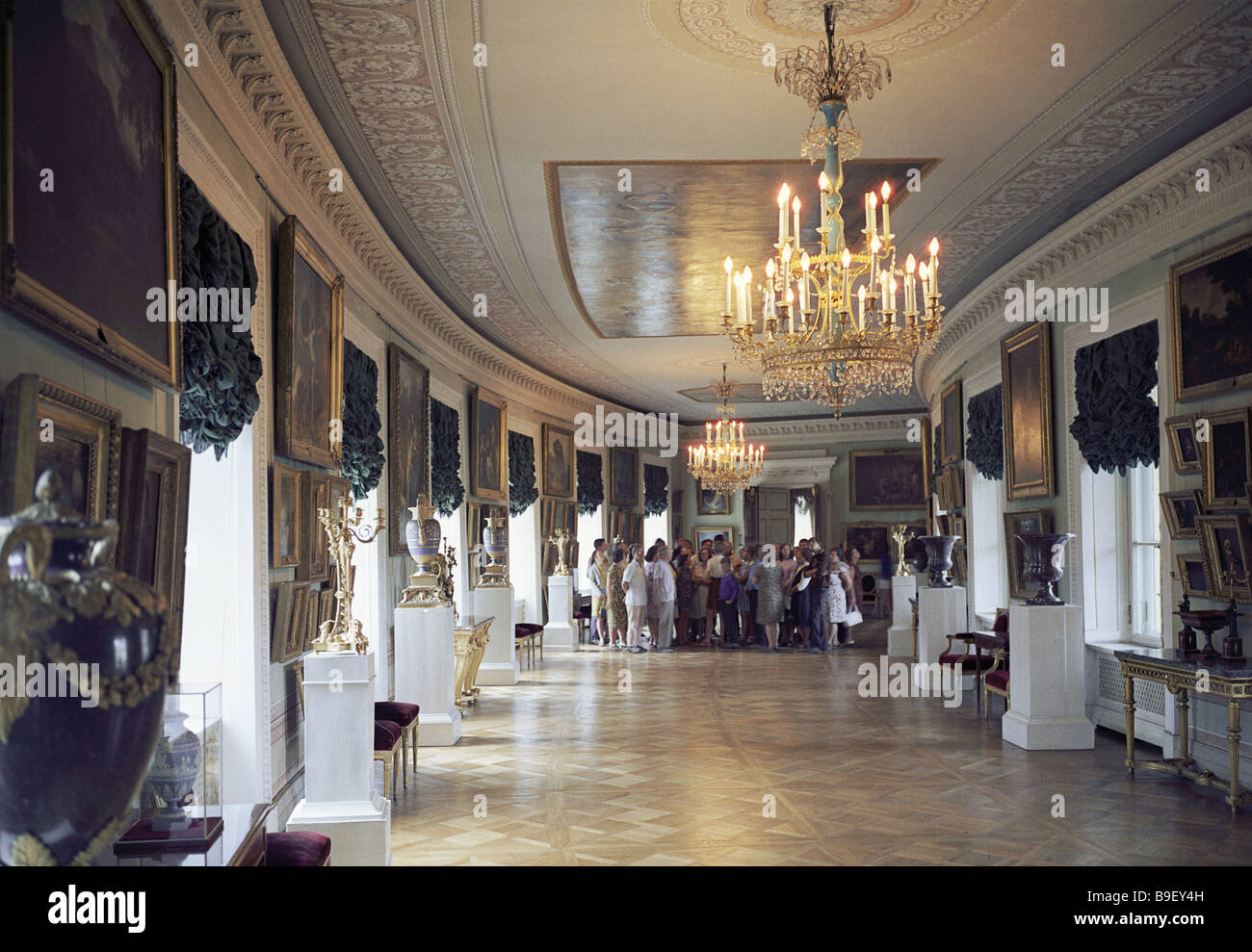 Visitors in the art gallery of the Grand Palace The gallery was built ...