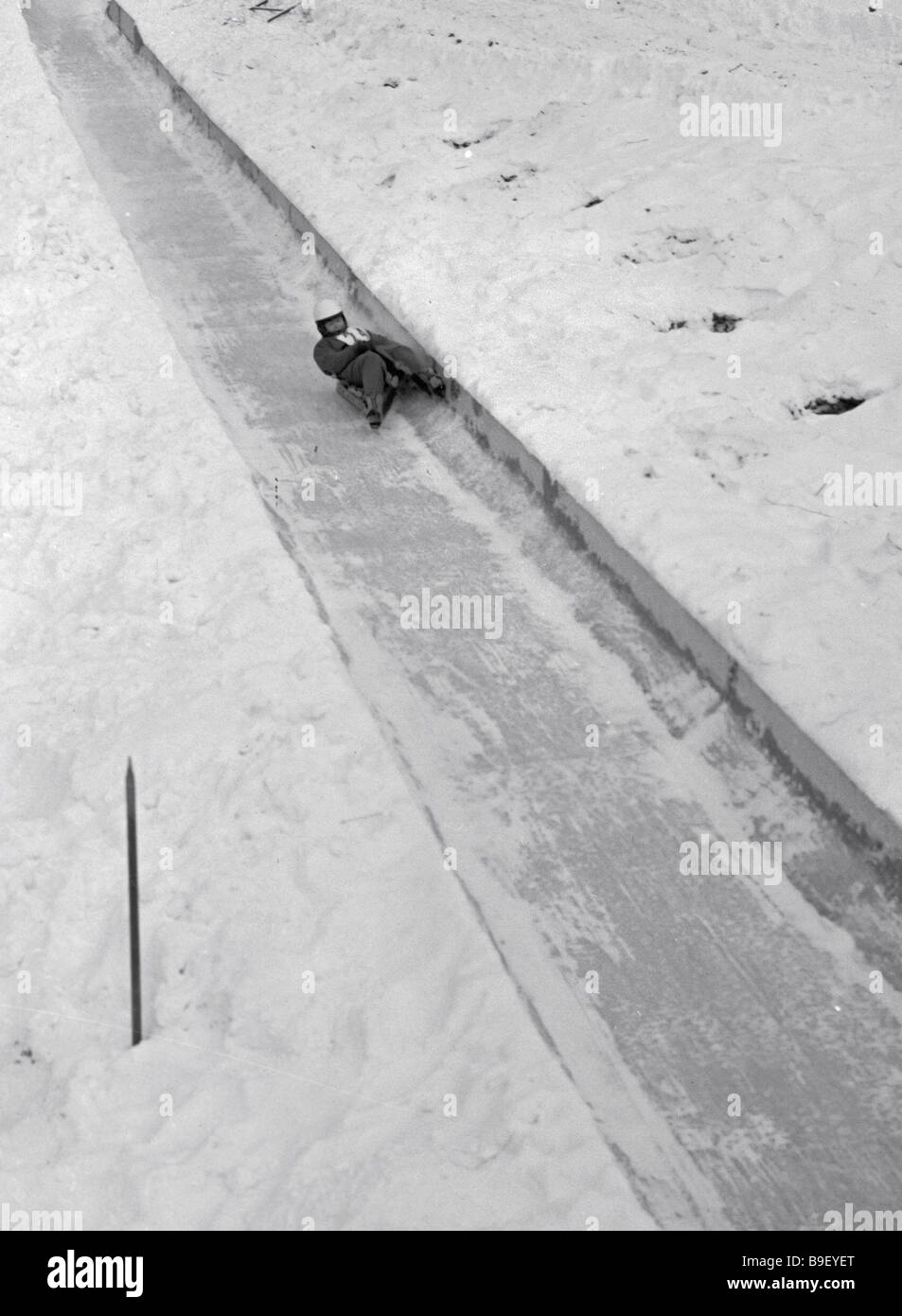 A sledge track in Bratsk Stock Photo - Alamy