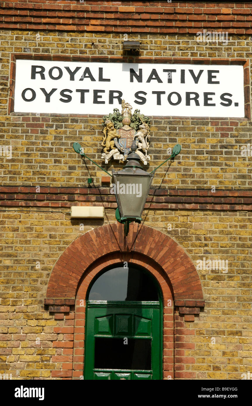 The Royal Native Oyster Stores Building, Whitstable, Kent Stock Photo ...