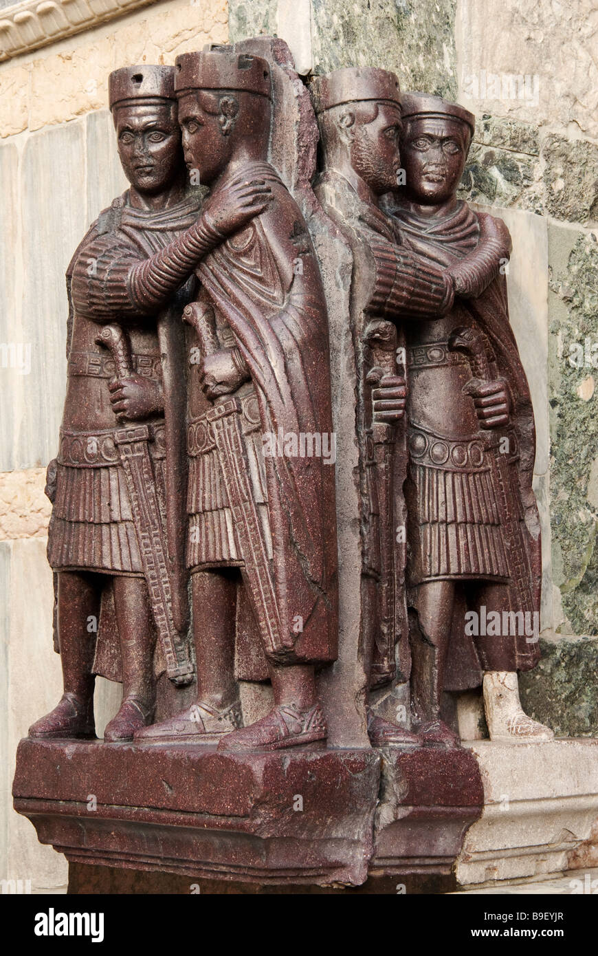 The Tetrarchs four Moors on the Basilica di San Marco in Venice Italy ...
