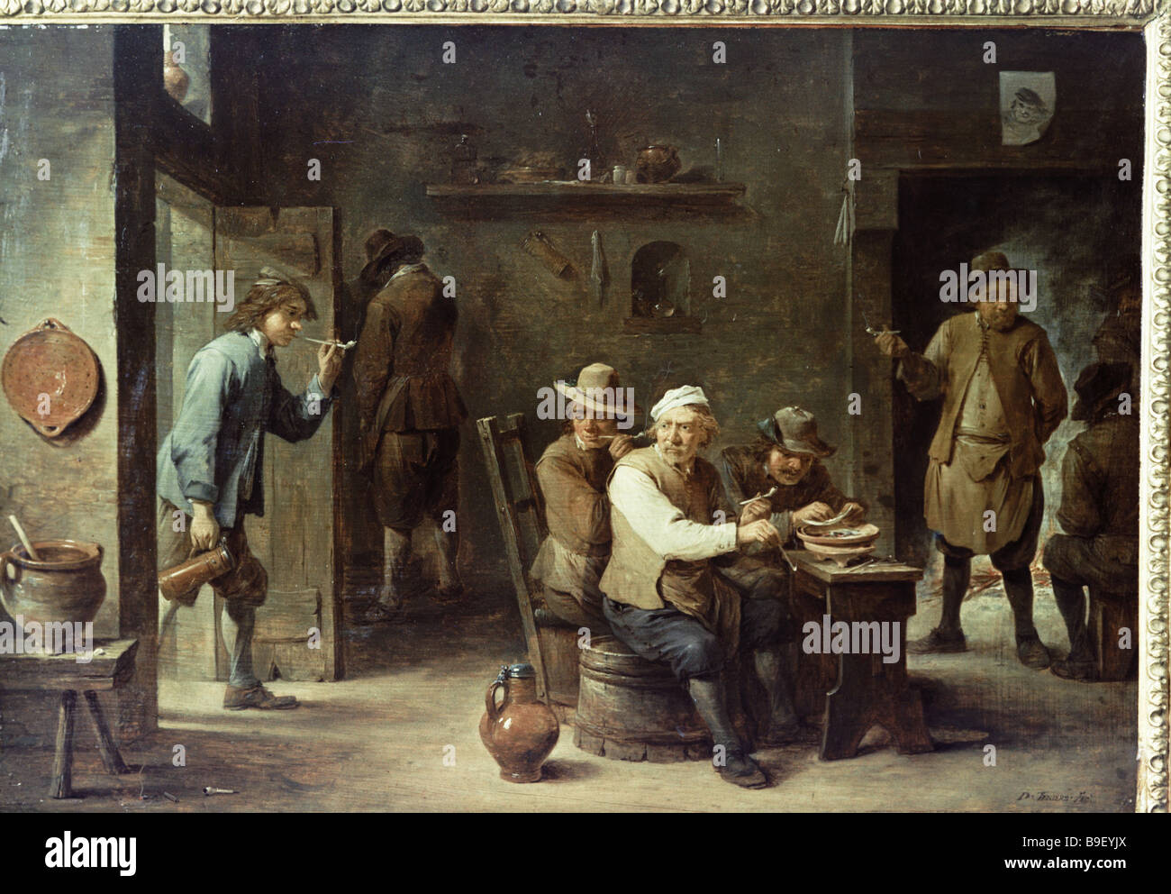 Tavern David Teniers Jr Pushkin Museum of Fine Arts Reproduction Stock ...