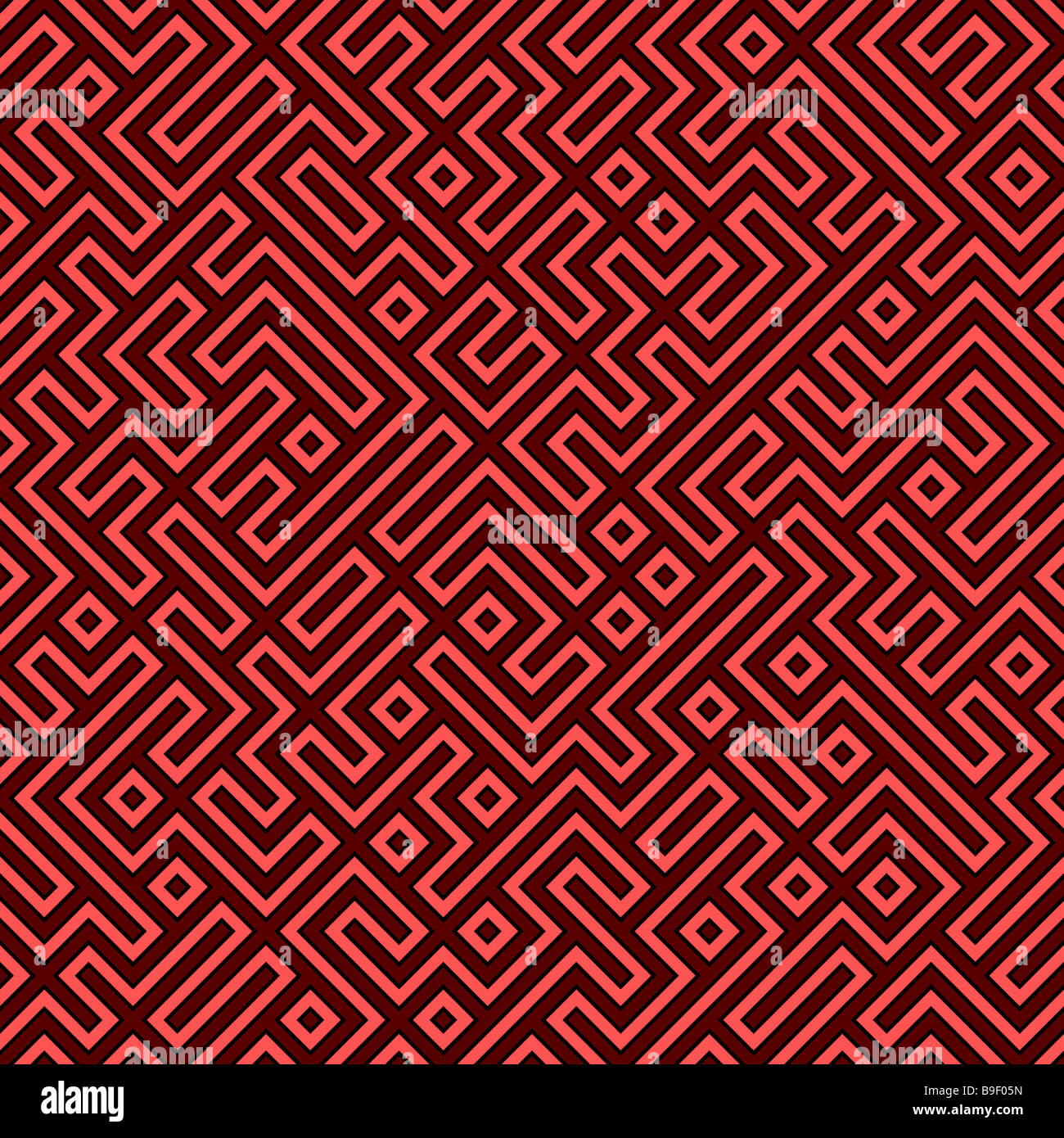 Seamless Maze Cartoon Tiles as a Background Stock Photo - Alamy