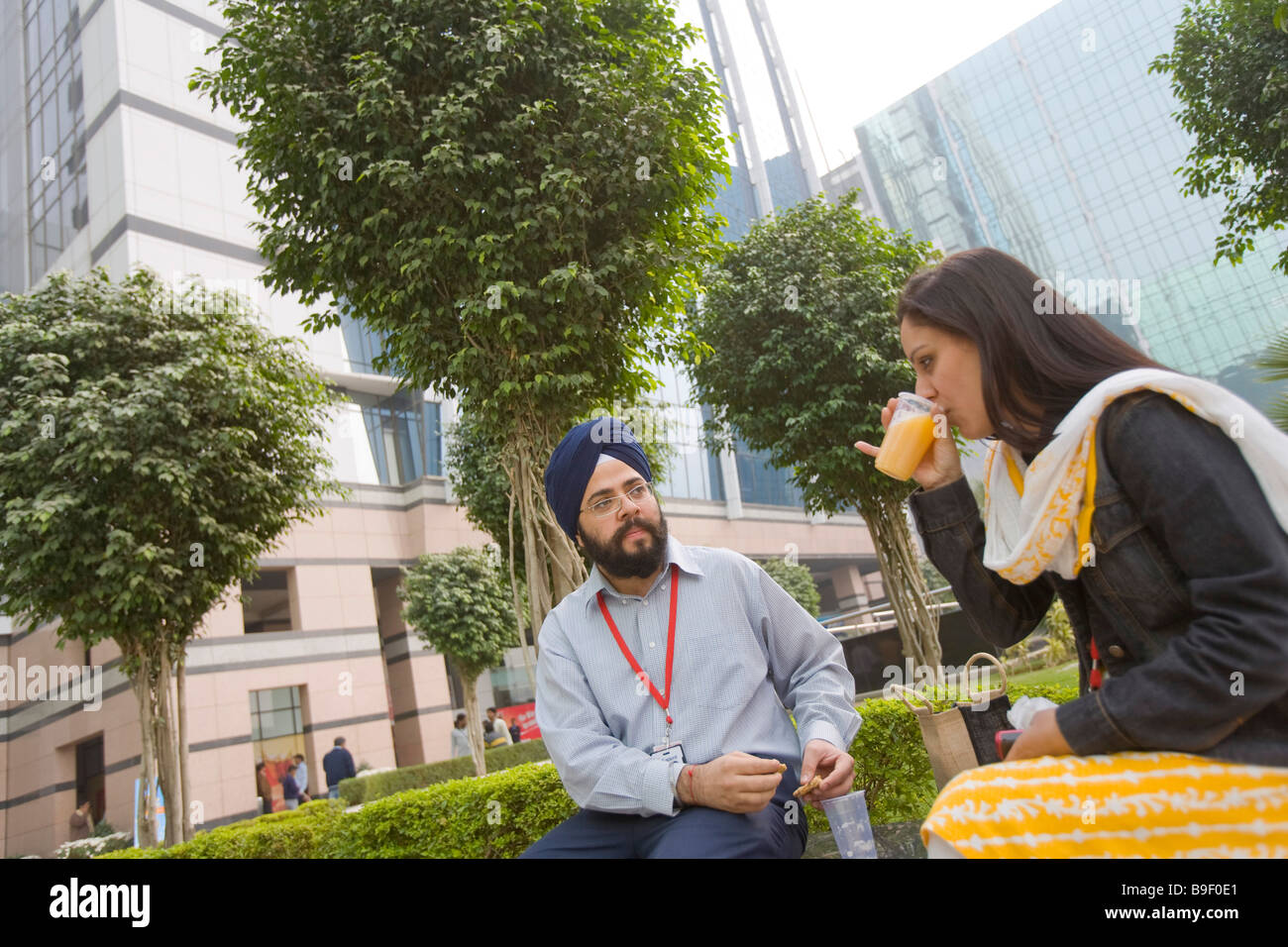 Lunch break india hi-res stock photography and images - Alamy