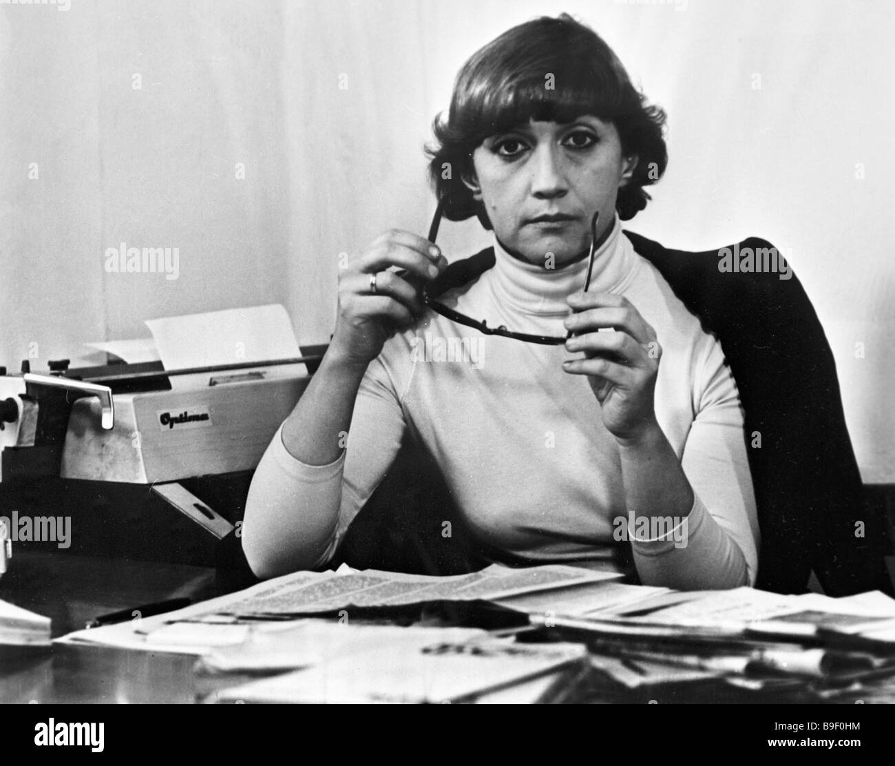 Sofiko Chiaureli as Sofiko in film Some Interviews on Personal Matters ...