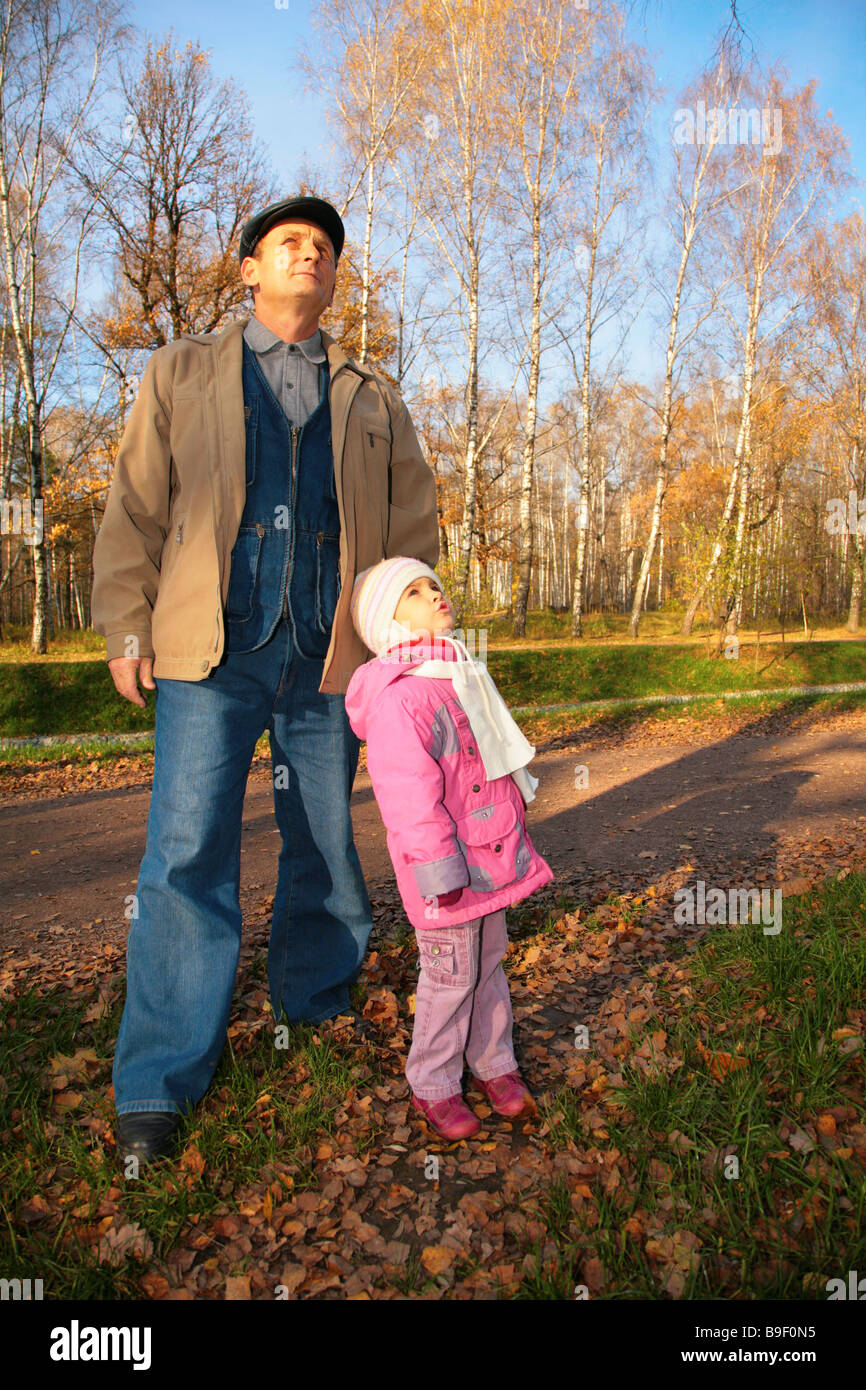 Senior grandfather granddaughter kid family hi-res stock photography ...