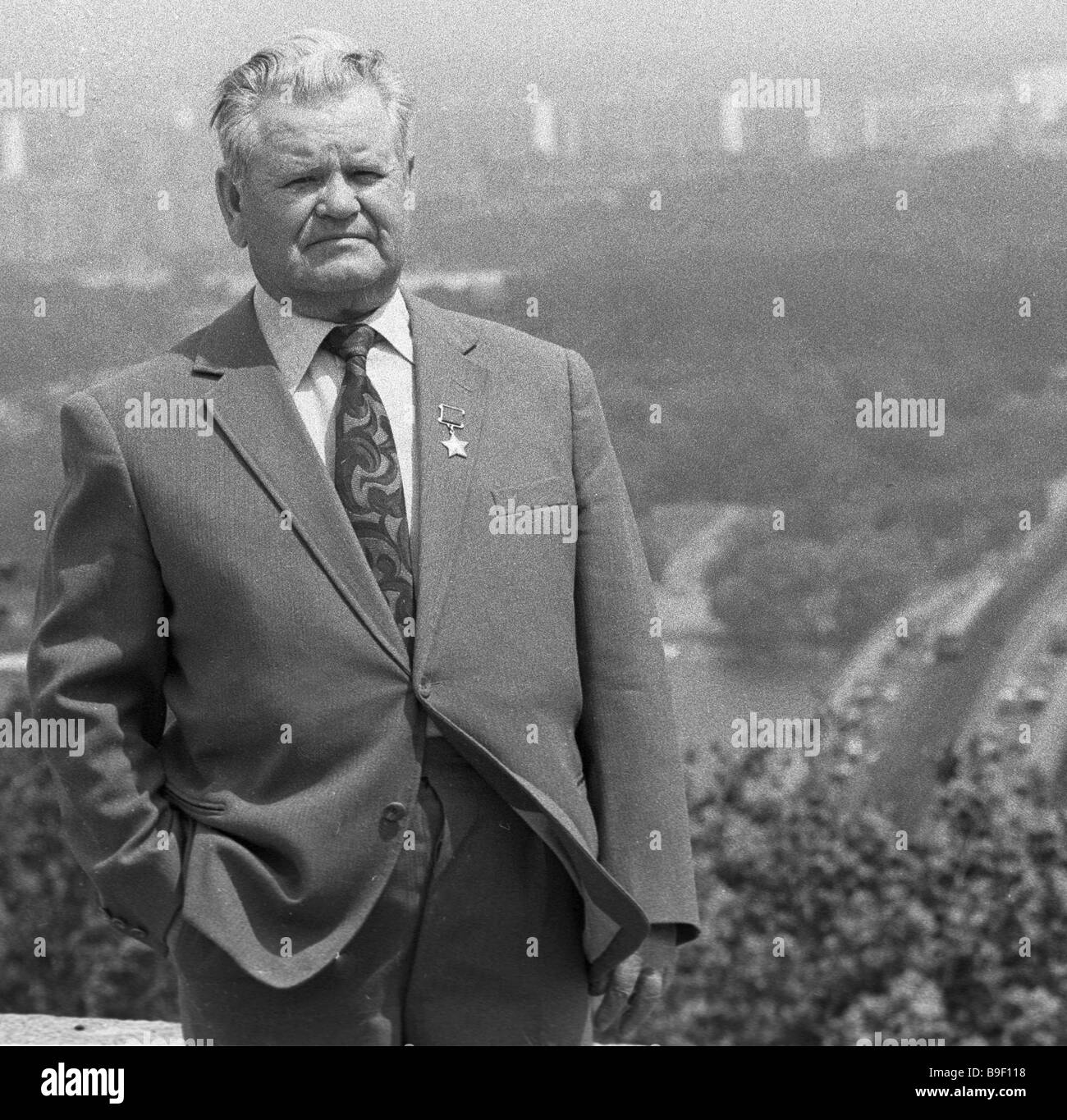 Hero of the Soviet Union Vasily Zaitsev veteran of the Battle of ...