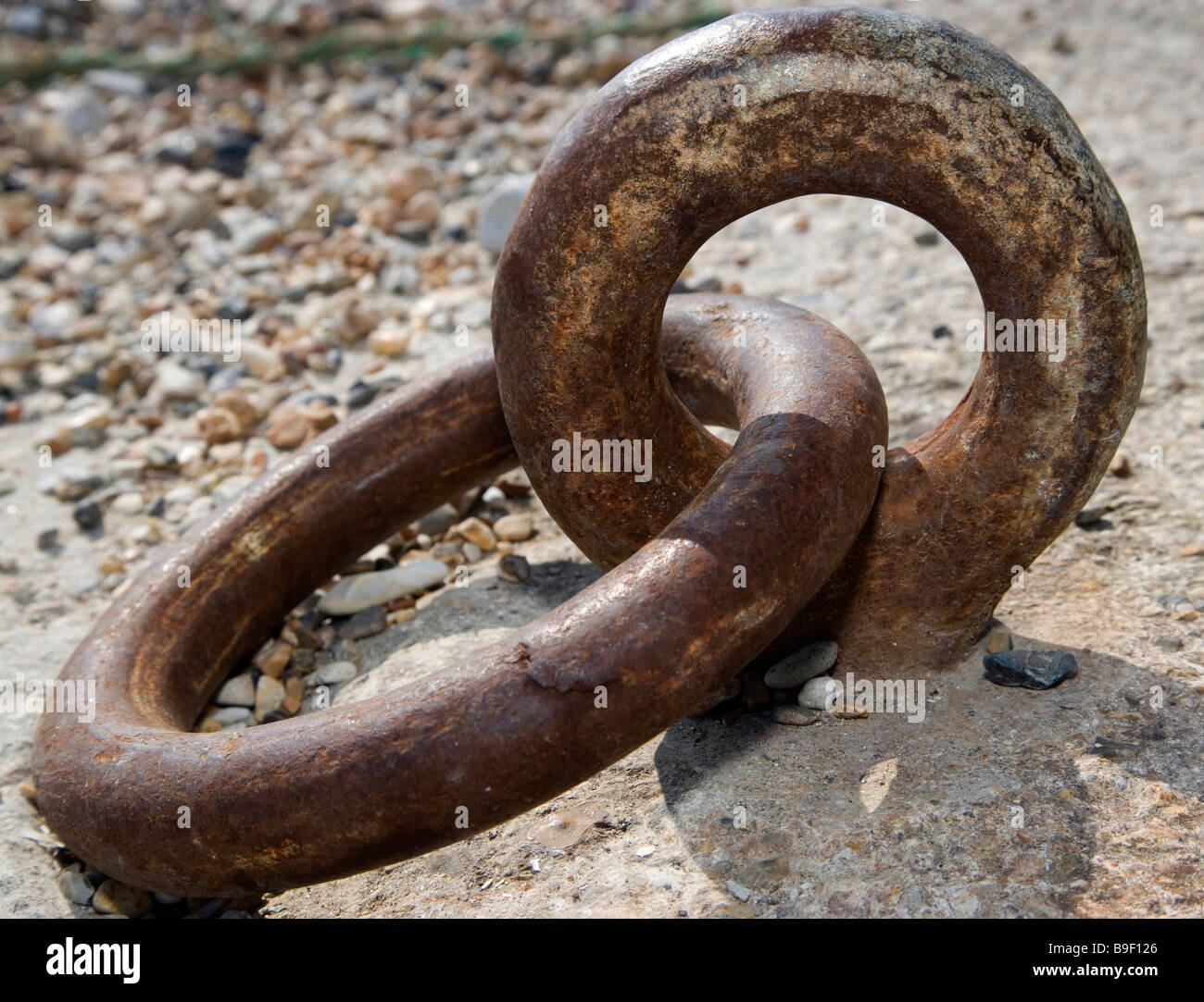 A Mooring Ring for Fishing Boats Stock Photo - Alamy