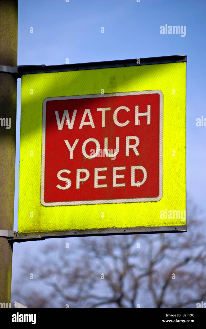Watch your speed sign hi-res stock photography and images - Alamy