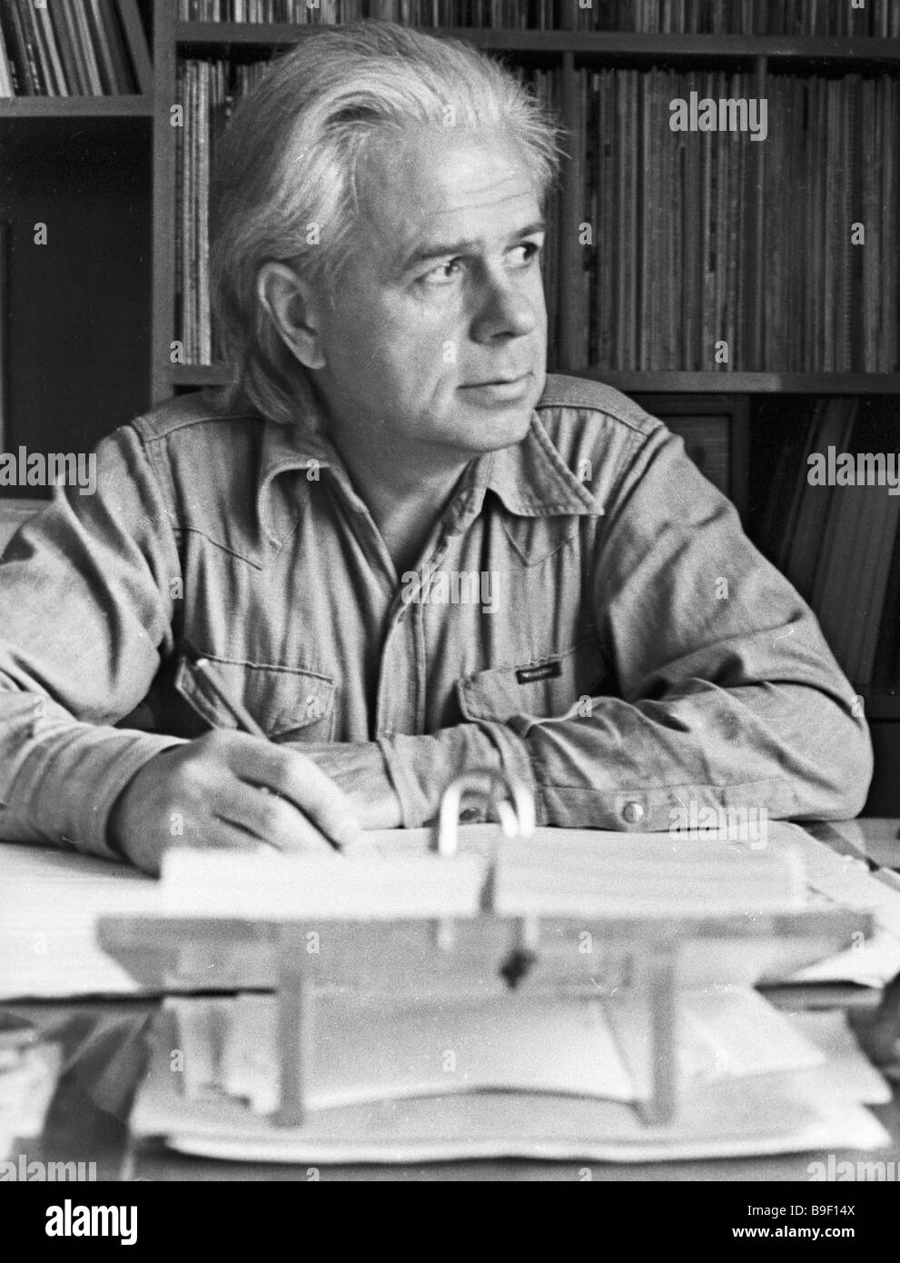 Soviet composer Edison Denisov Stock Photo - Alamy