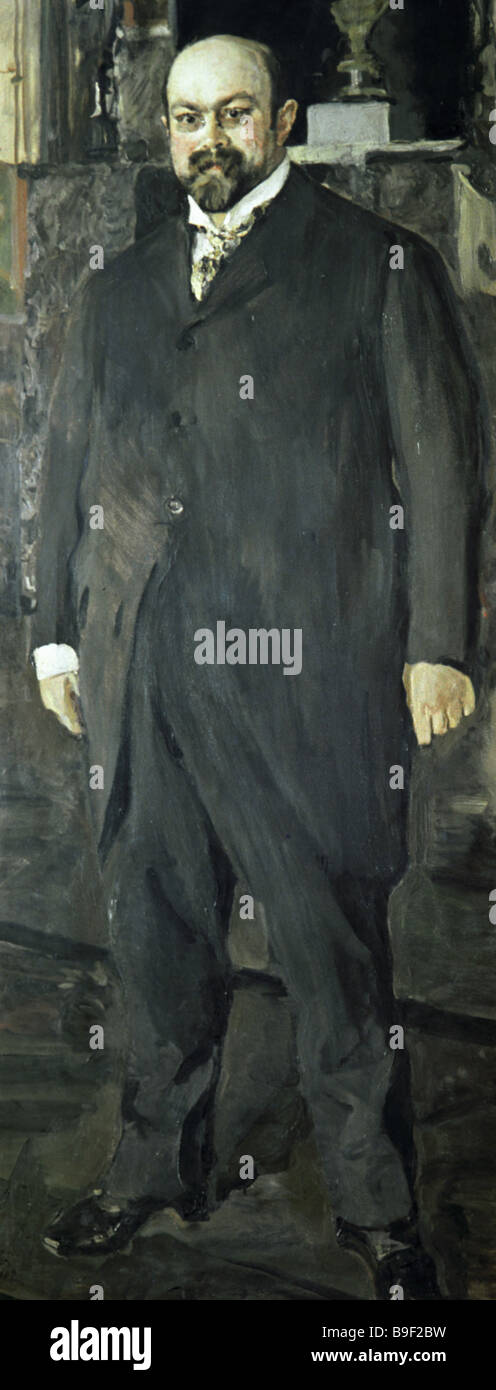 Valentin Serov Portrait of Mikhail Morozov State Tretyakov Gallery ...