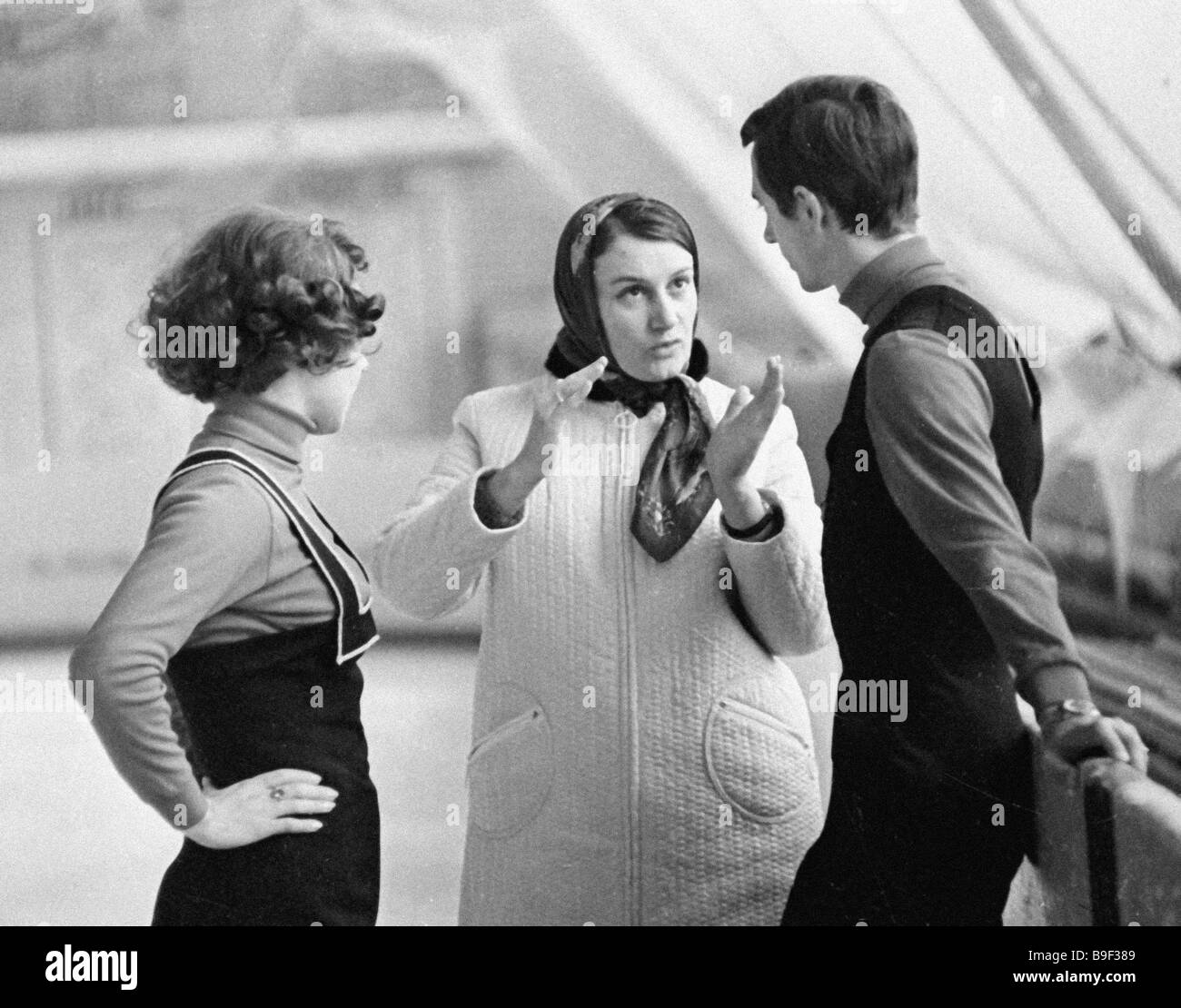 Celebrated figure skaters Lyudmila Pakhomova left and Alexander ...