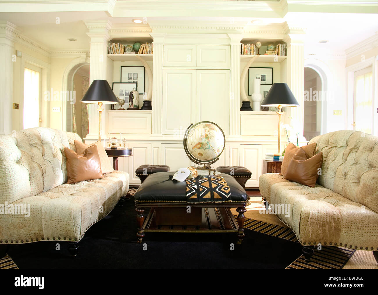Symmetrical Family Room